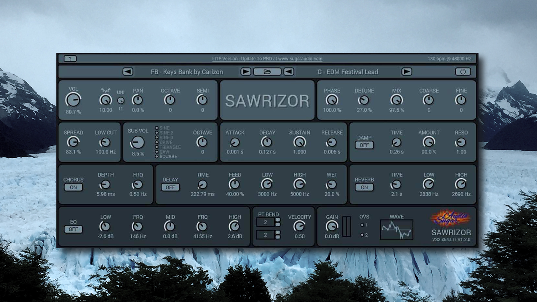 Sawrizor - A FREE Synth VST Plugin from Sugar Audio - Producer Sphere